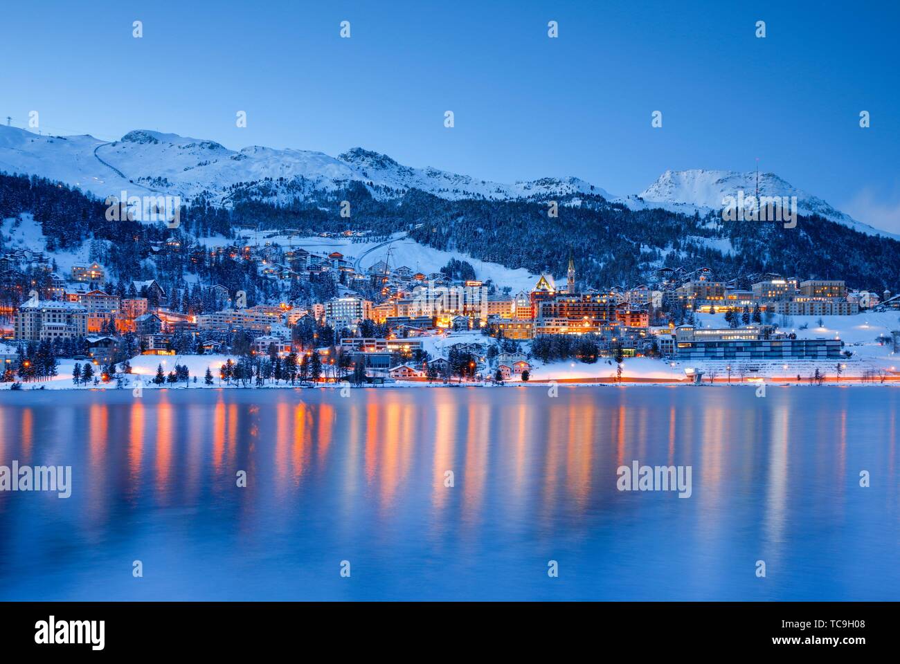 St moritz horizontal hi-res stock photography and images - Alamy