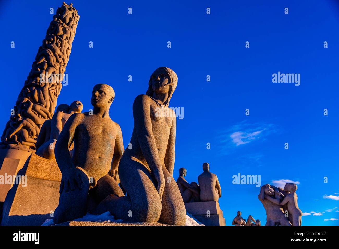 Gustav Vigeland Sculpture Park High Resolution Stock Photography and ...