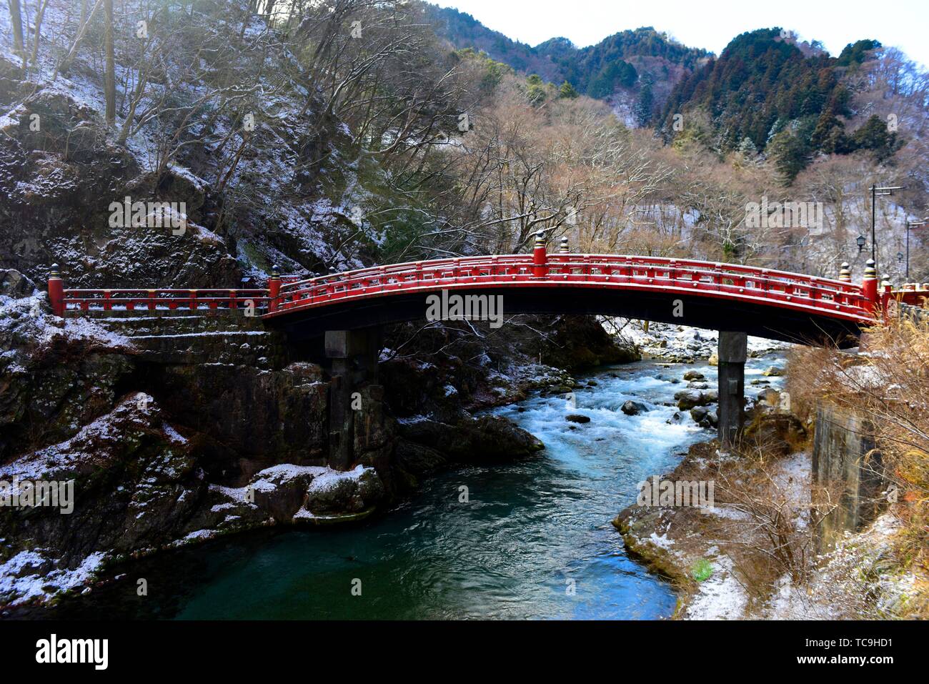 Shinkyo bridge in Nikko, Japan, Asia Stock Photo - Alamy