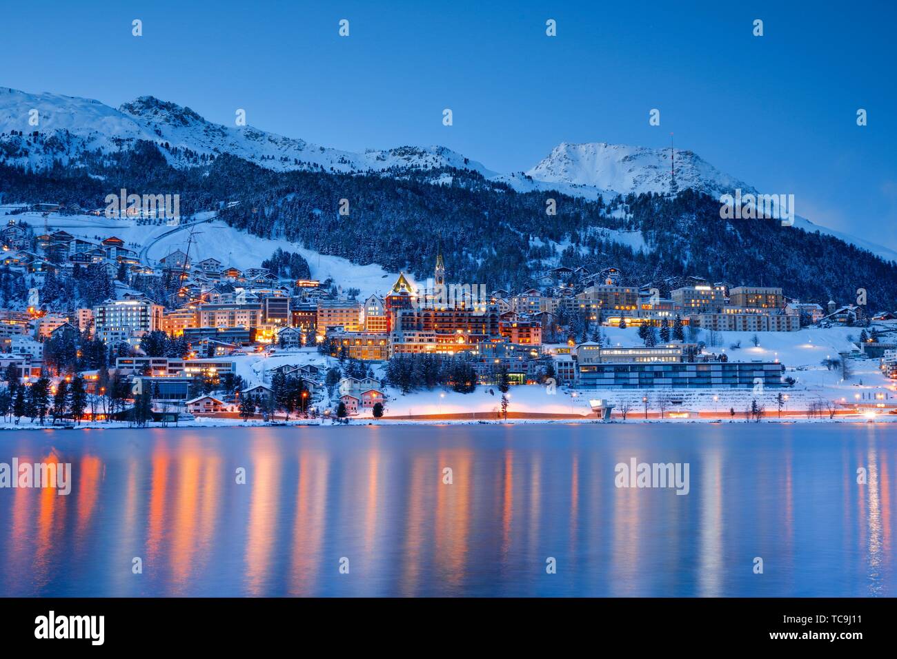 St moritz horizontal hi-res stock photography and images - Alamy