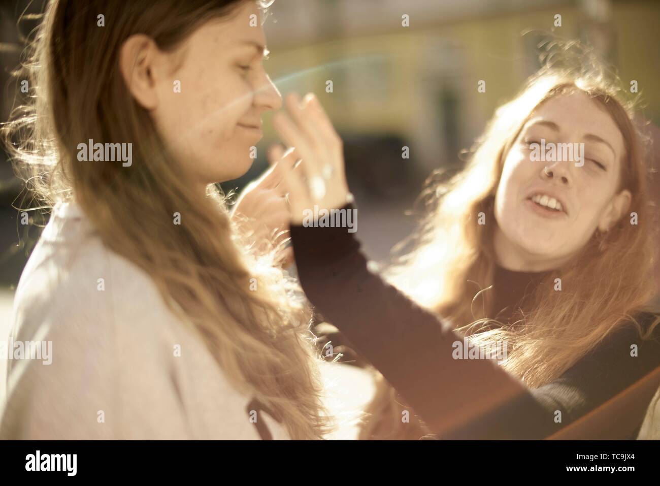 Woman slapping face hi-res stock photography and images - Alamy