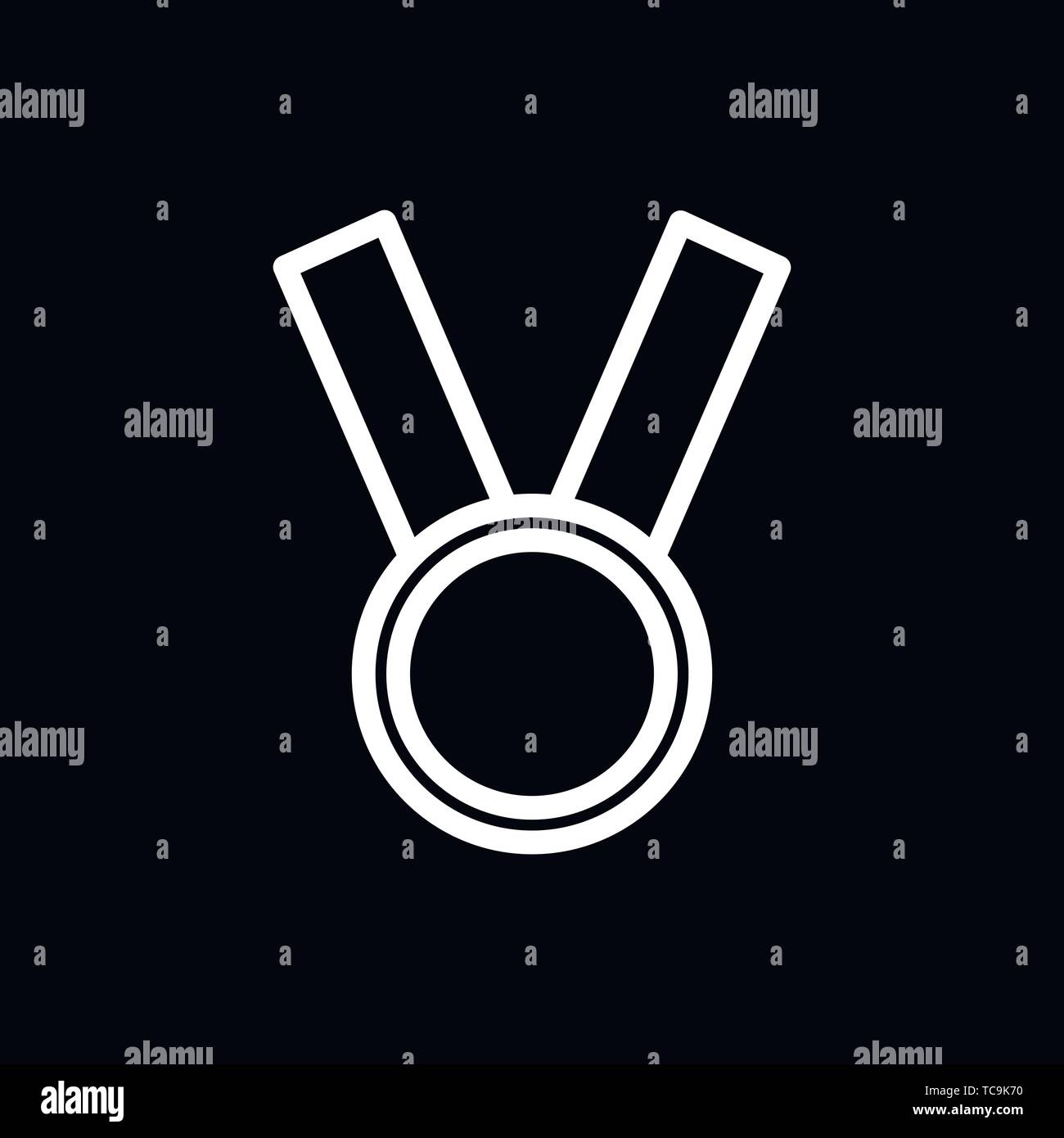 Medal icon, Medal symbol for your web site Stock Vector Image & Art - Alamy