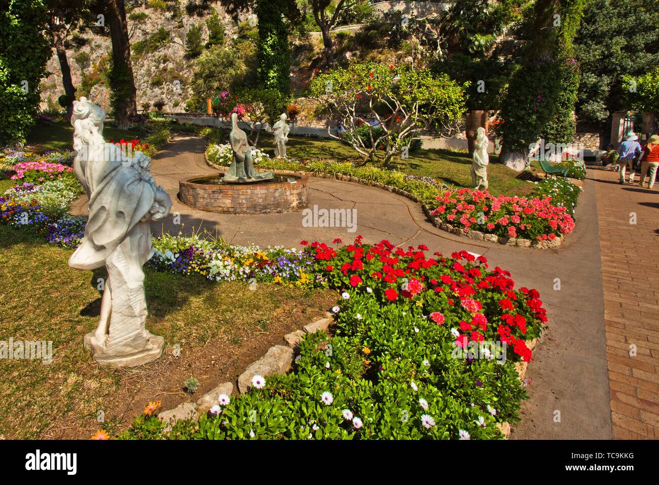 Gardens of augustus capri hi-res stock photography and images - Alamy