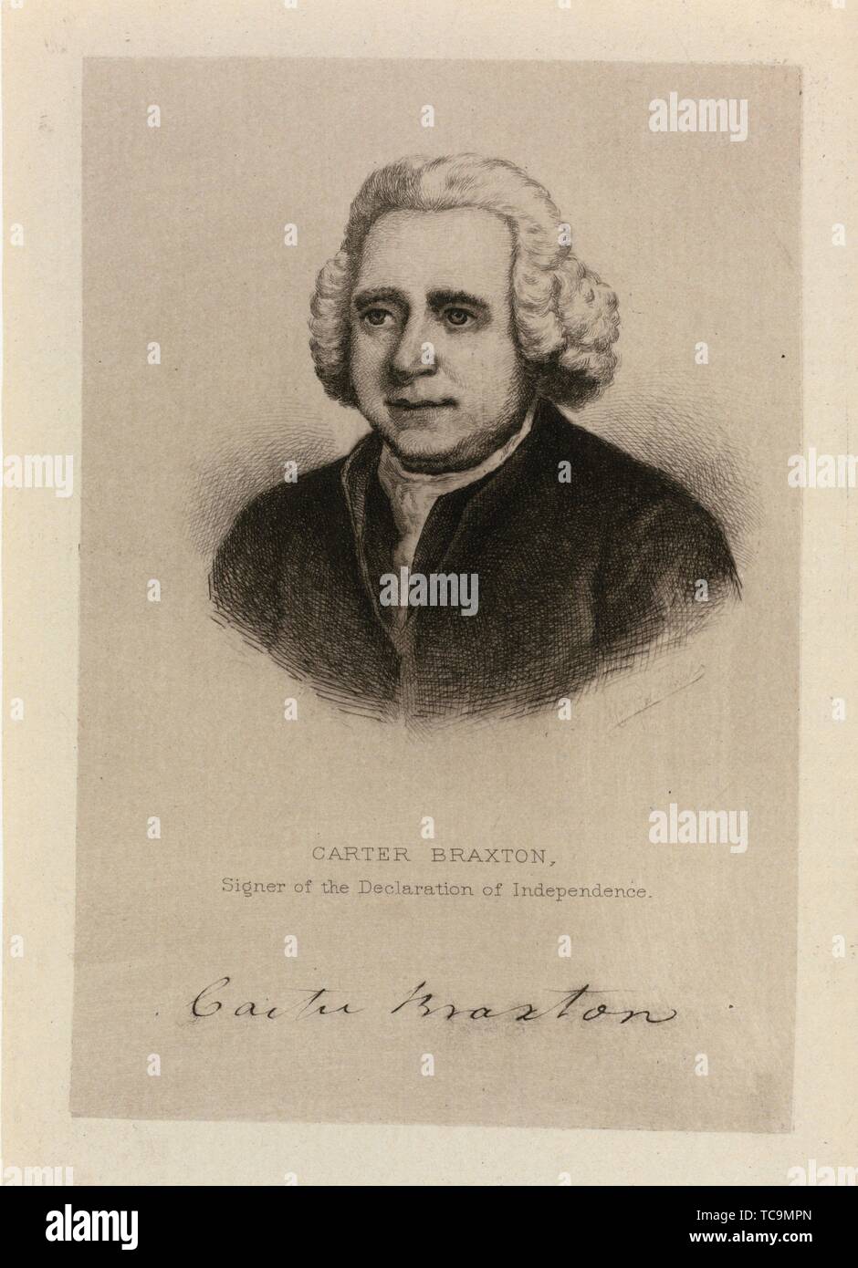 Signer of the declaration hi-res stock photography and images - Alamy