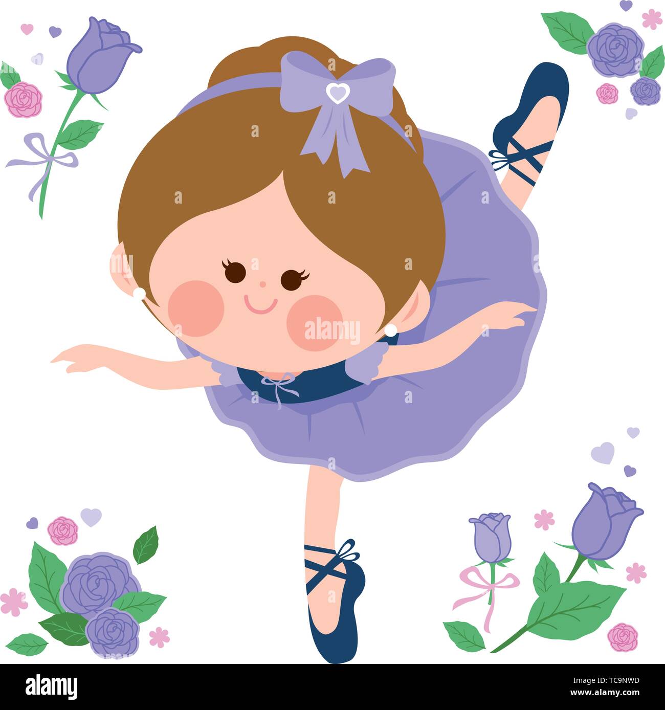 Baby Ballerina Illustration