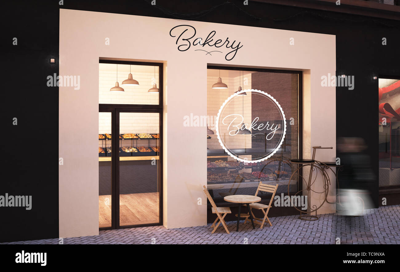 Bakery Shop Front Design