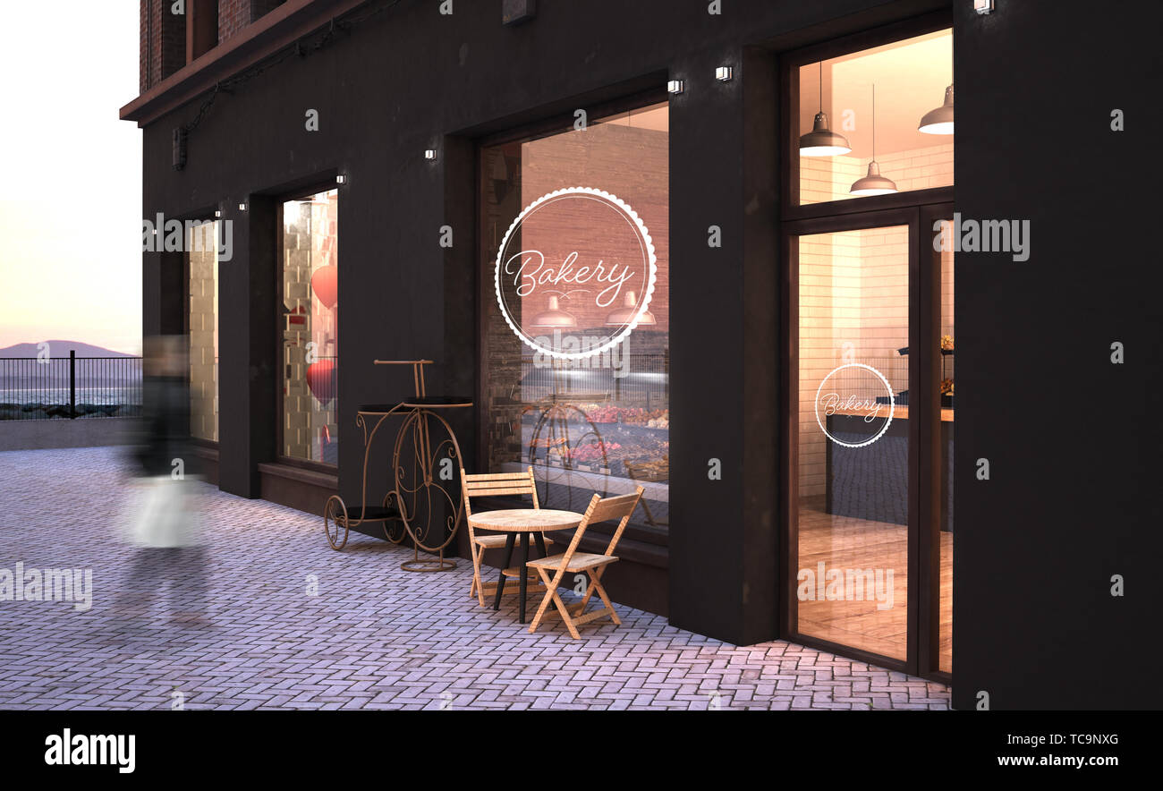 French bakery storefront hi-res stock photography and images - Alamy