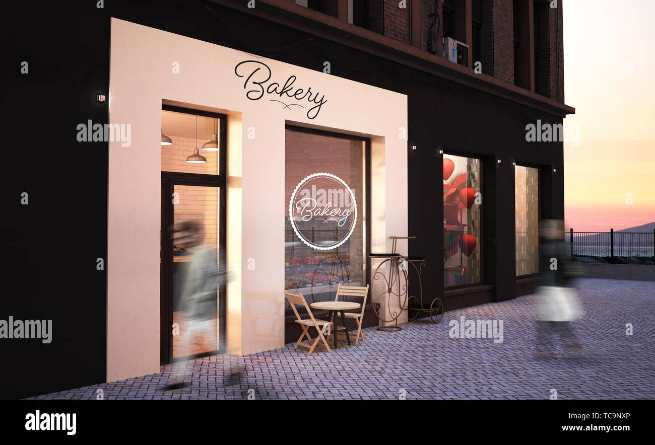 French bakery storefront hi-res stock photography and images - Alamy