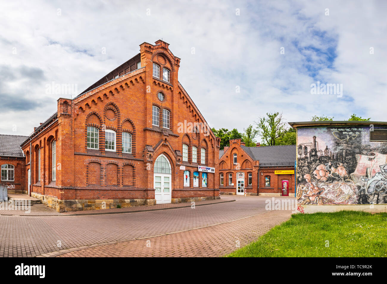 GOTHA, GERMANY - CIRCA MAY, 2019: Shopping mall Alter Schlachthof of ...