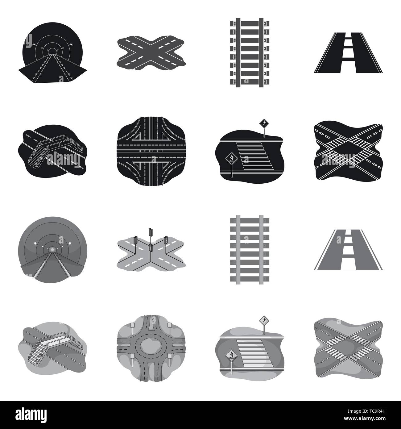 Route marking sign Cut Out Stock Images & Pictures - Alamy