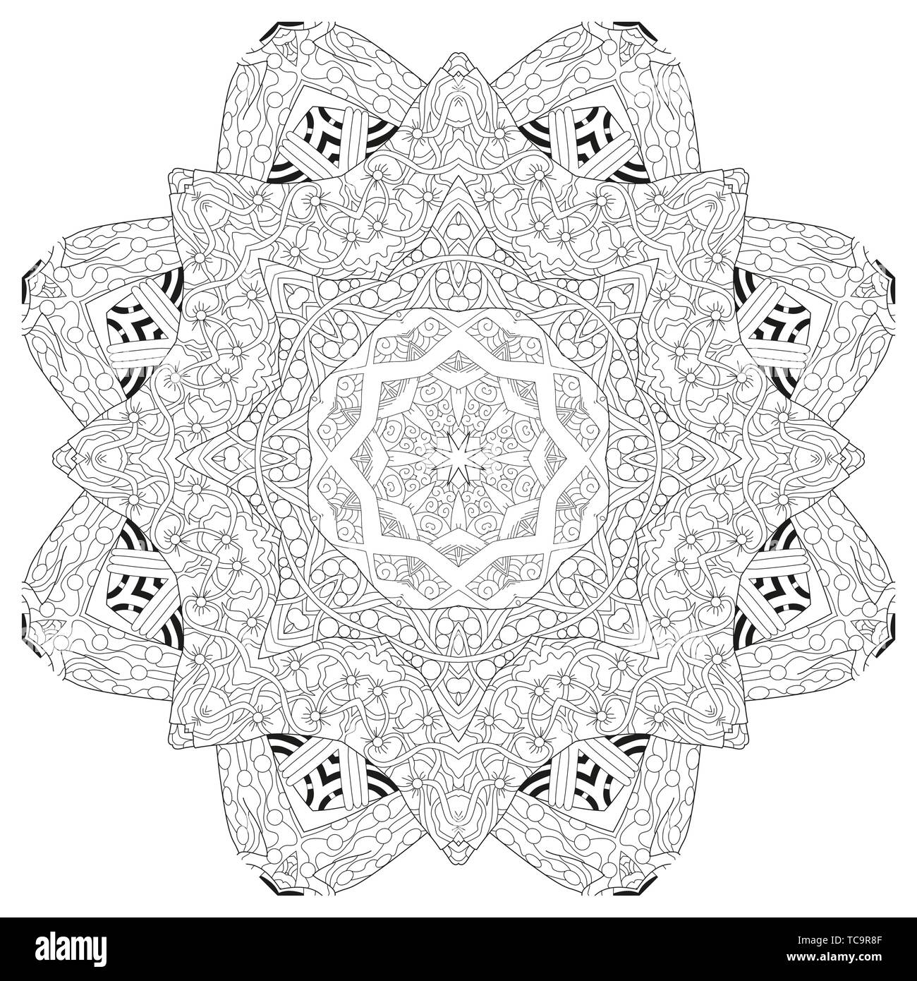 Anti Stress Patterns Stock Vector Images - Alamy