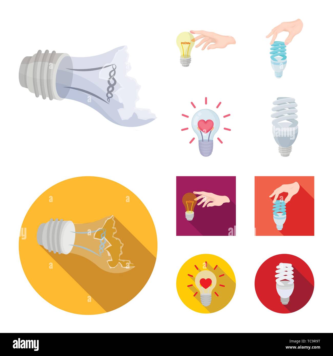 lamp,flat,emoji,electricity,energy,cute,innovation,shine,waste,bright ...