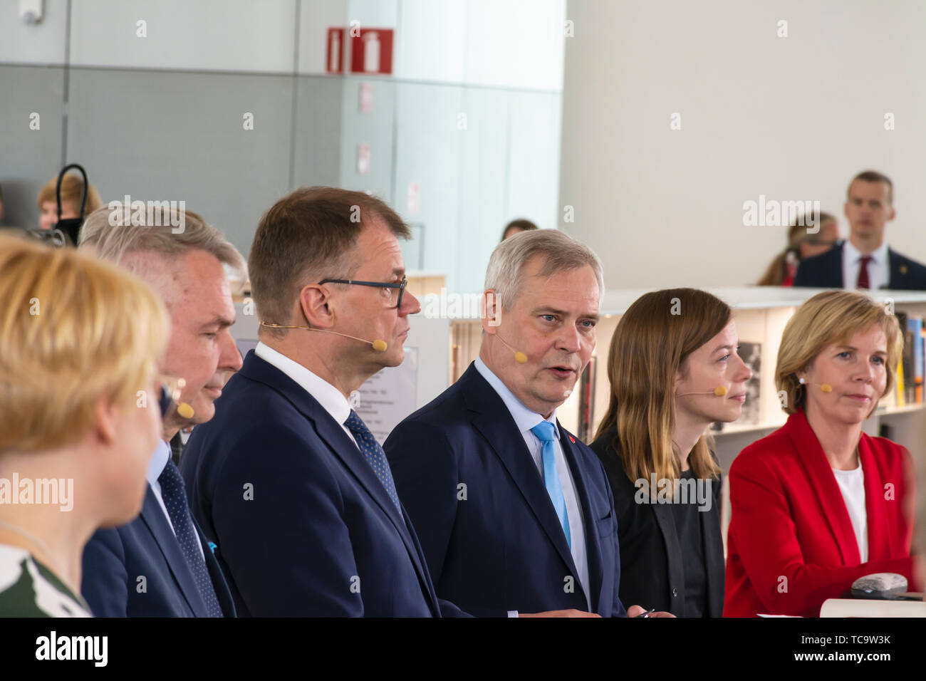 Prime Minister announcing the goverment´s programme at Oodi central ...