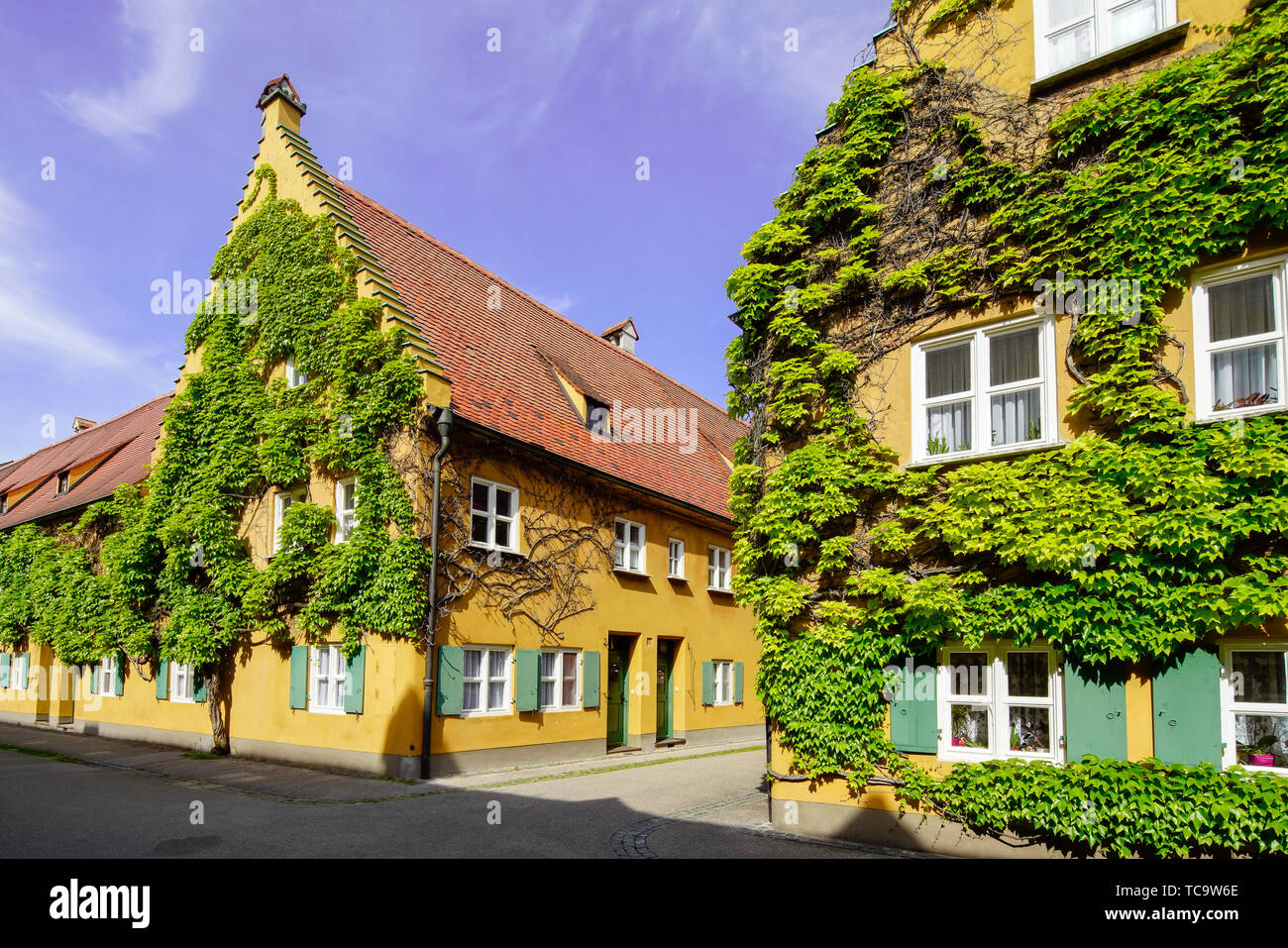 Fuggerei or Augusta accomodation is the oldest example in the world of ...
