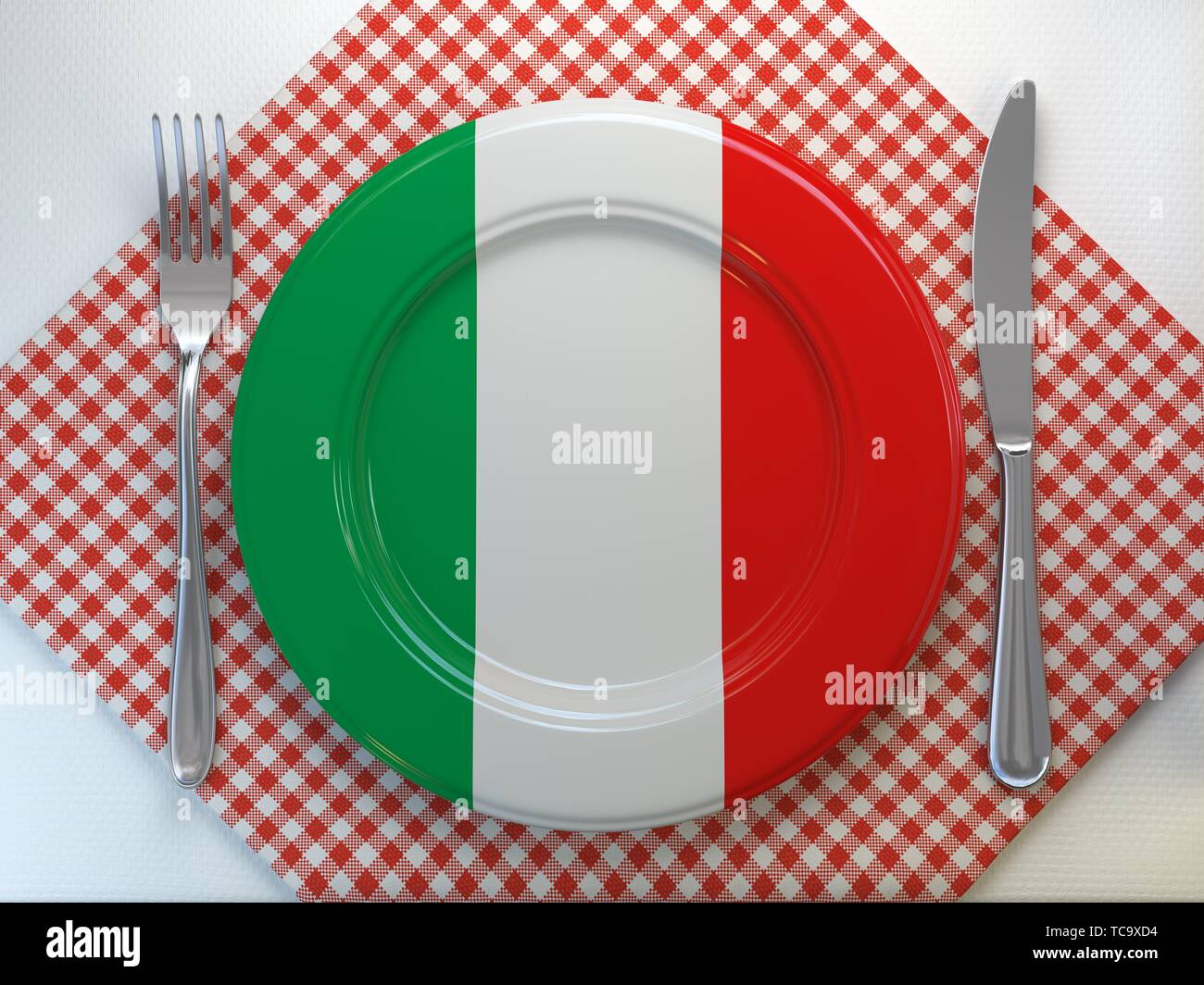 Italy flag illustration hi-res stock photography and images - Alamy