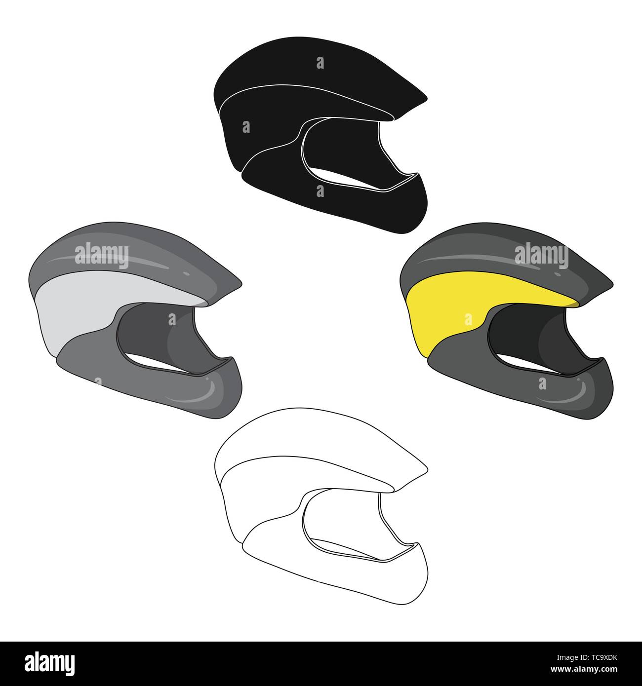 Protective helmet for cyclists. Protection for the head athletes ...