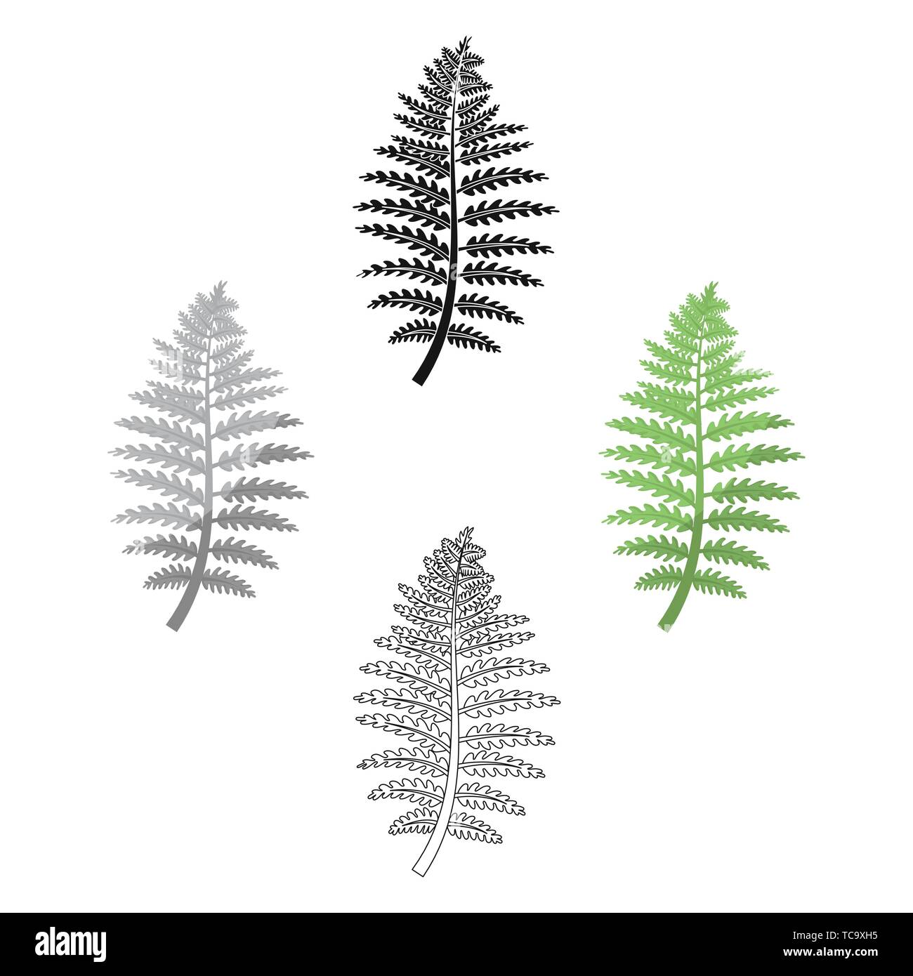 Prehistoric plant icon in cartoon,black design isolated on white ...