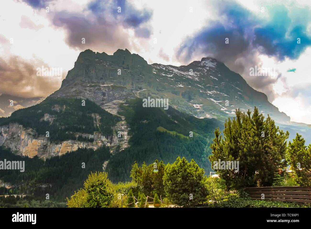 Mattenberg mountain grindelwald hi-res stock photography and images - Alamy
