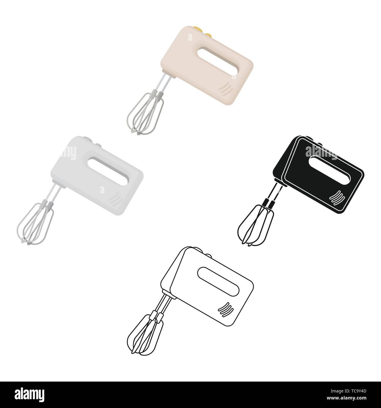 Handmixer cartoon Stock Vector Images - Alamy