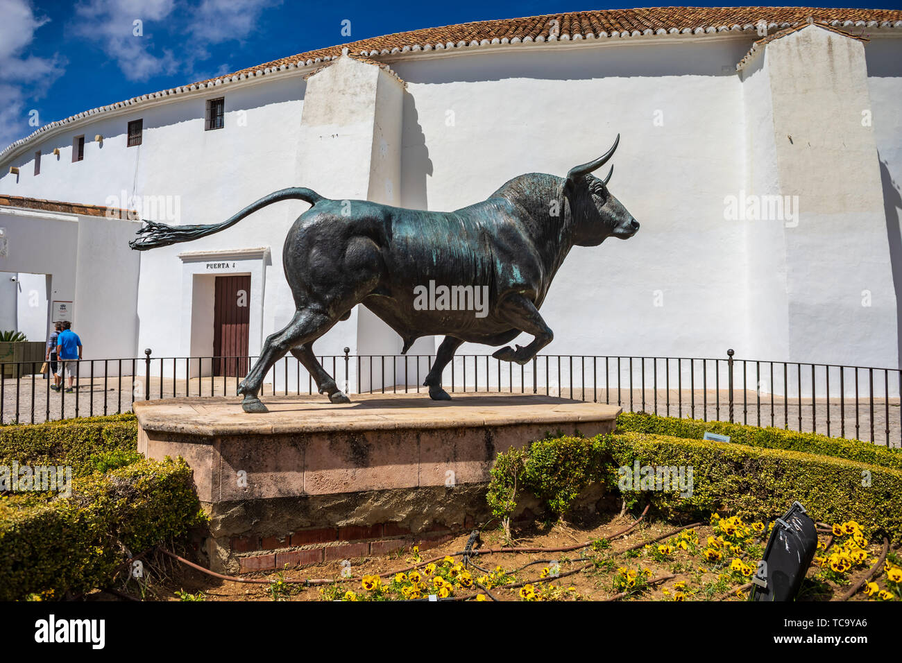 RONDA, SPAIN - CIRCA MAI, 2019: Plaza de Toros de Ronda in Ronda ...