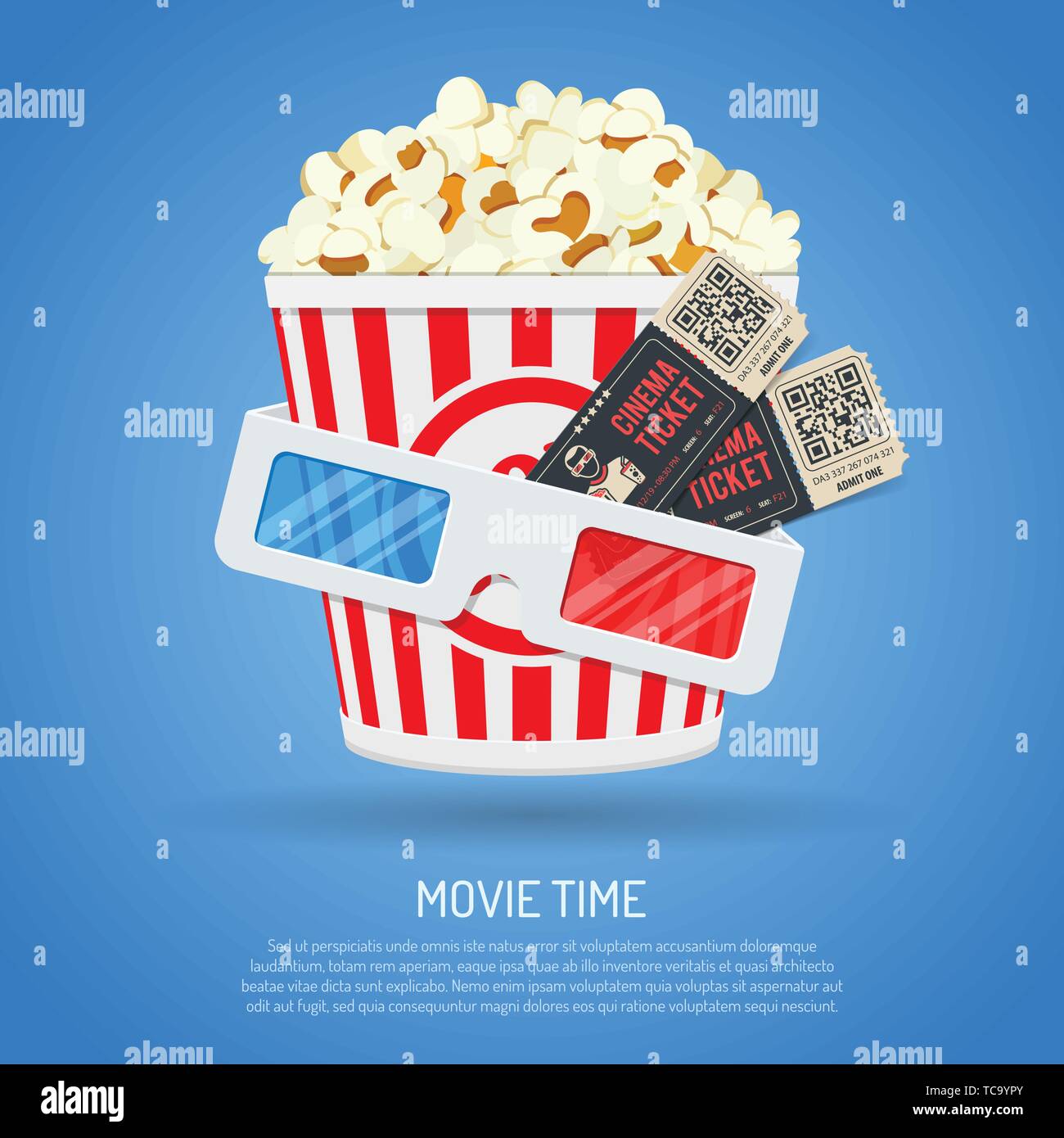 Cinema and Movie Banner Stock Vector Image & Art - Alamy