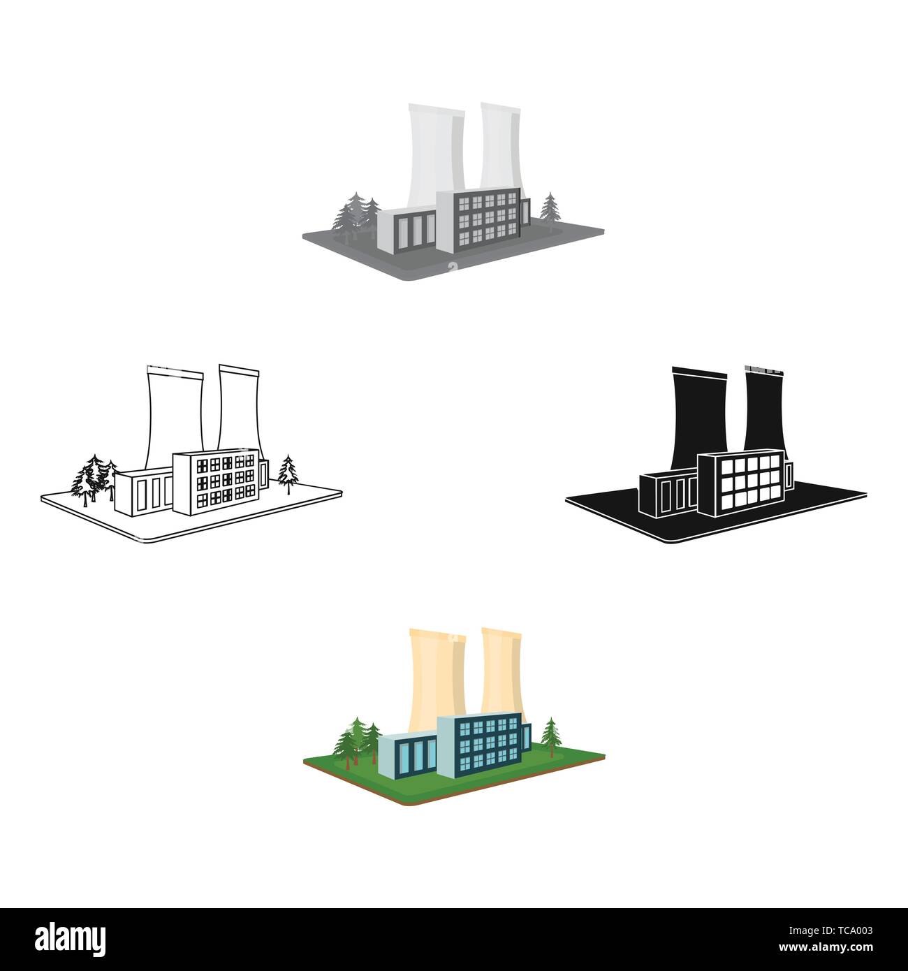 Furnace structures Stock Vector Images - Alamy