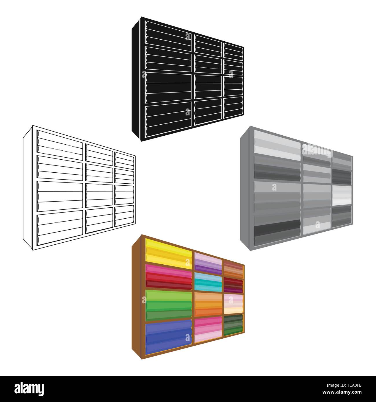 Rack single icon in cartoon,black style.Rack, vector symbol stock ...