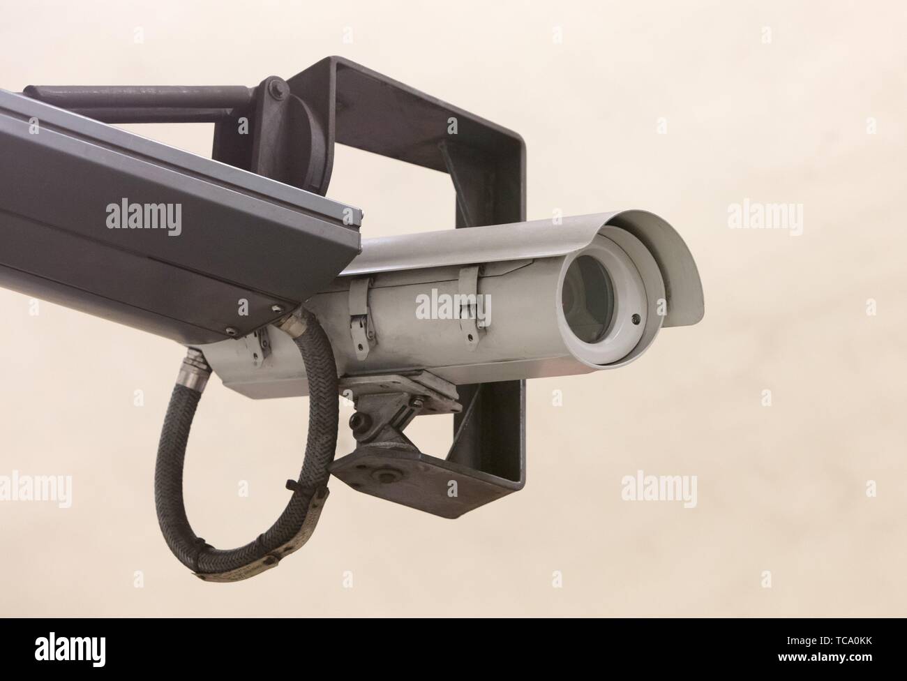 Security camera, isolated on a solid background Stock Photo - Alamy