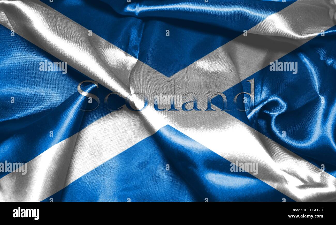 Scotland map scottish national flag hi-res stock photography and images ...