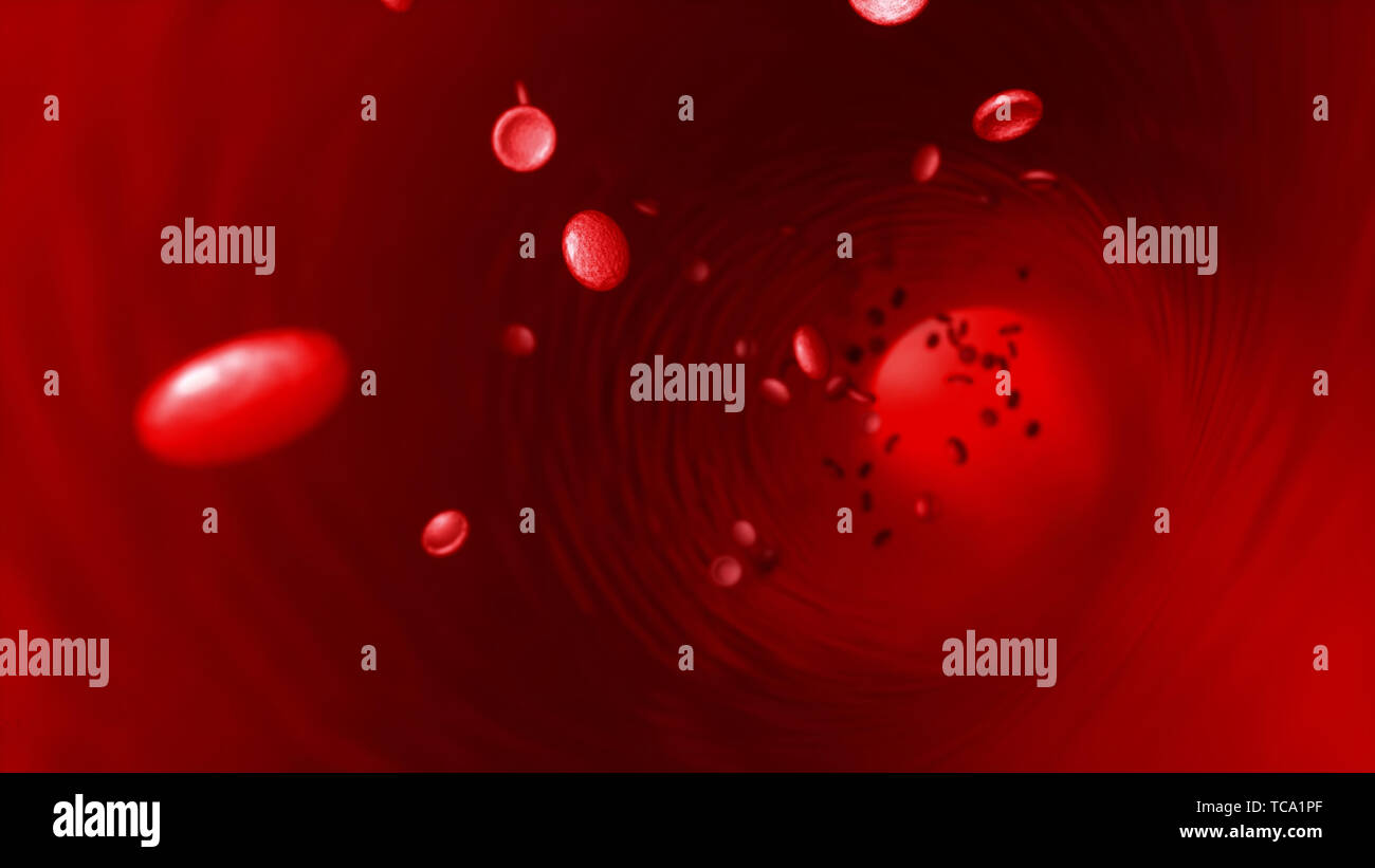 3d rendered platelet model Stock Photo - Alamy