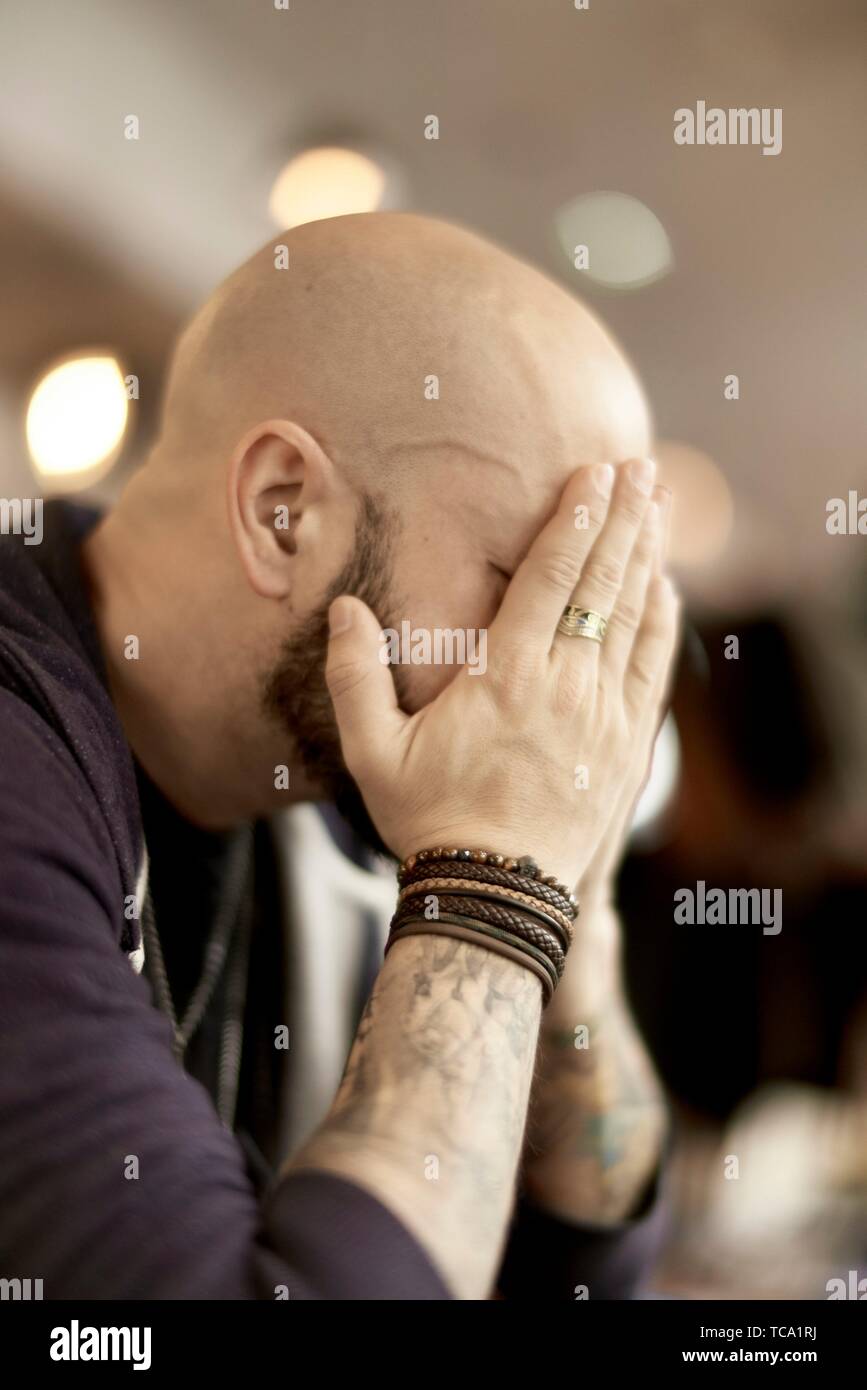 Anguished man hi-res stock photography and images - Alamy