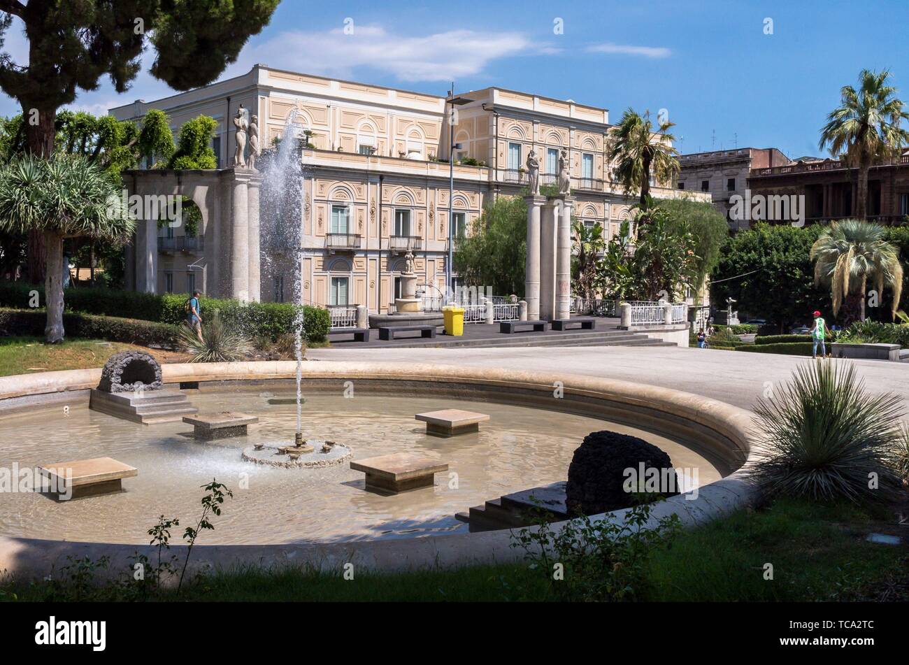 Garden villa bellini catania sicily hi-res stock photography and images ...