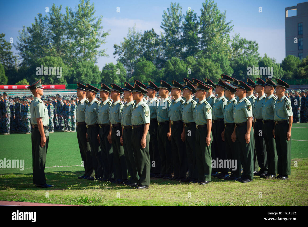 Military Training of Hunan University of Science and Technology Stock ...