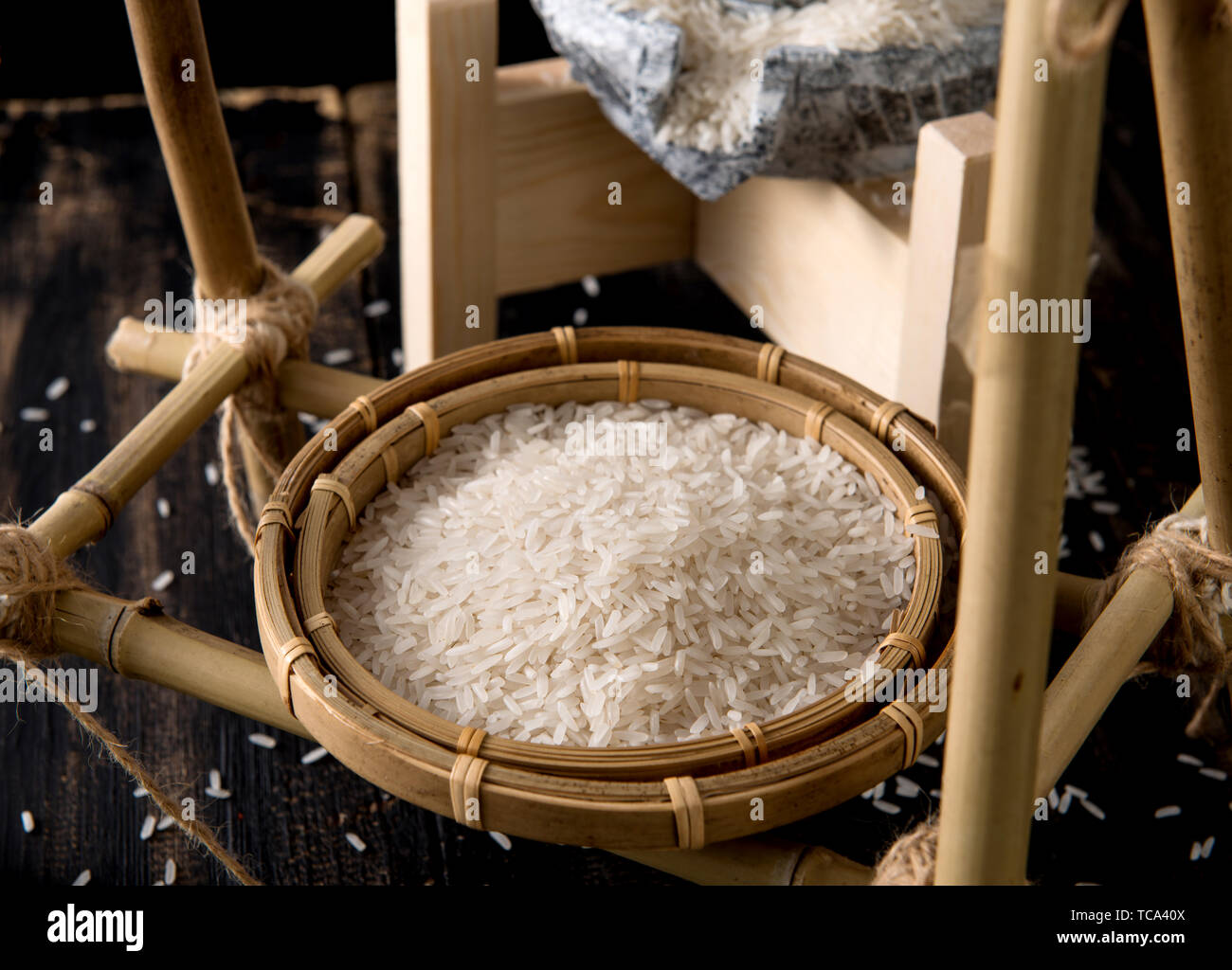 Northeast long grain fragrance of rice Stock Photo - Alamy