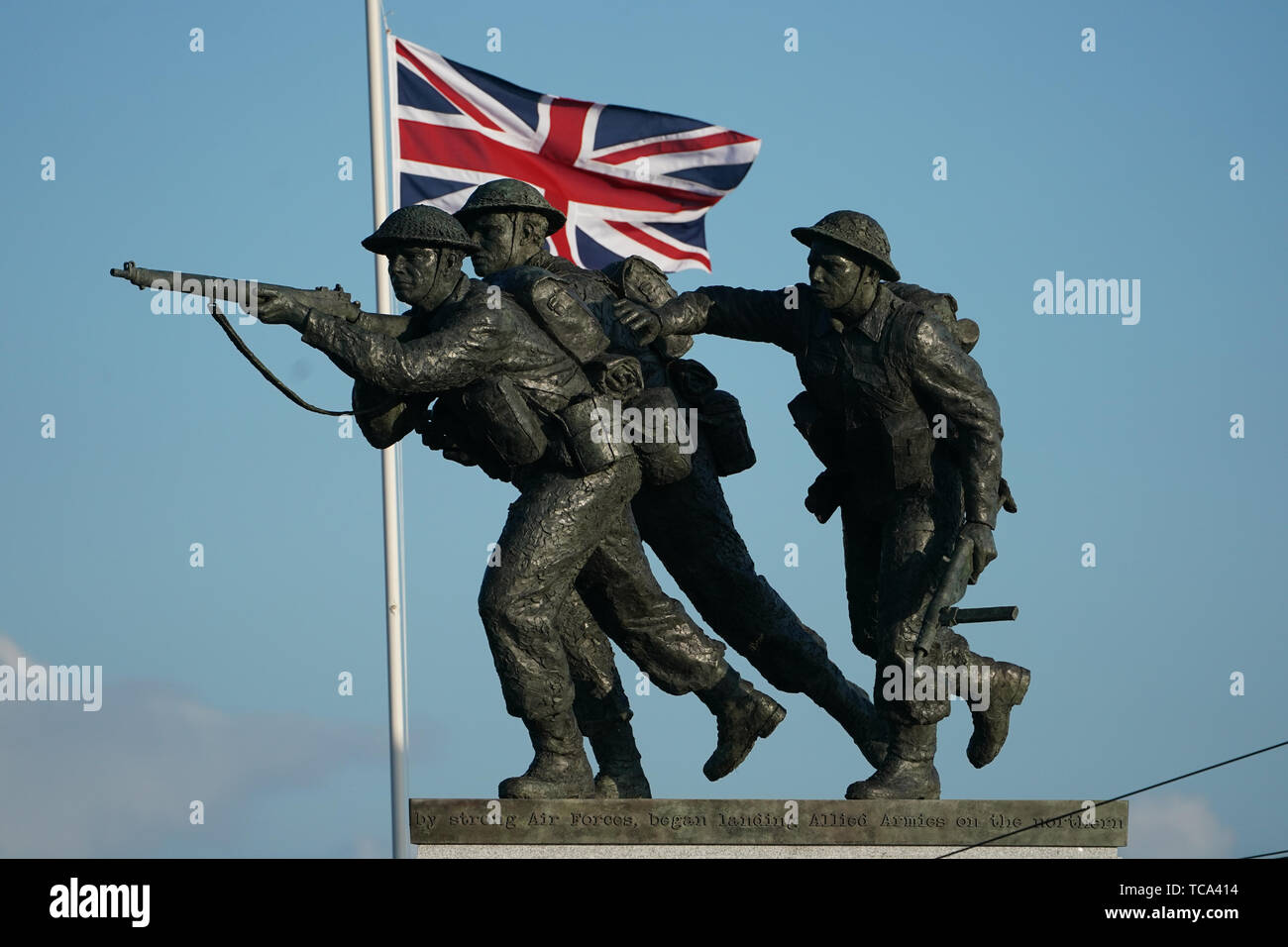 Ahead of the 75th anniversary of the d day landings hi-res stock ...
