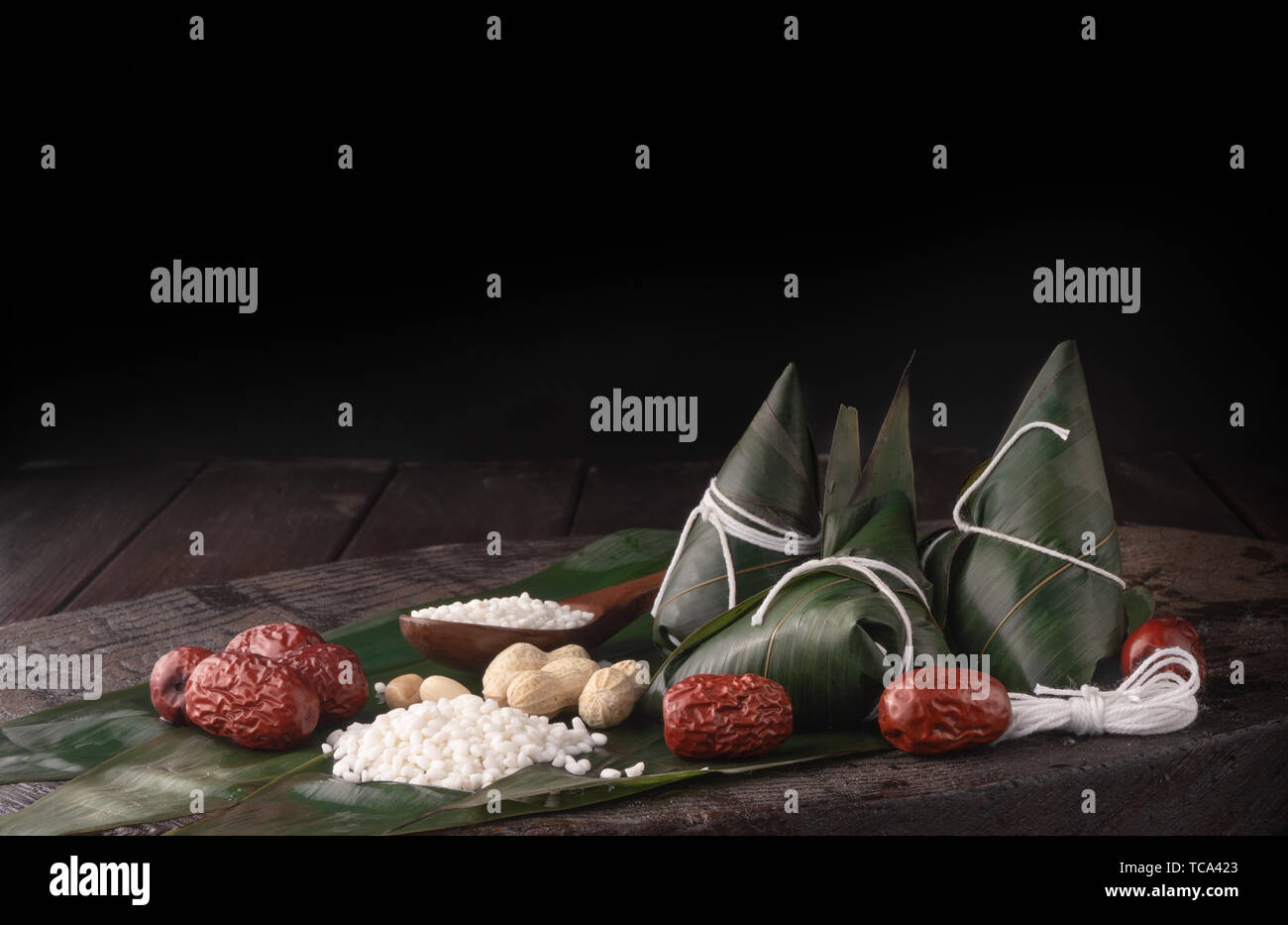 Chinese traditional festival dragon boat festival dumplings Stock Photo ...