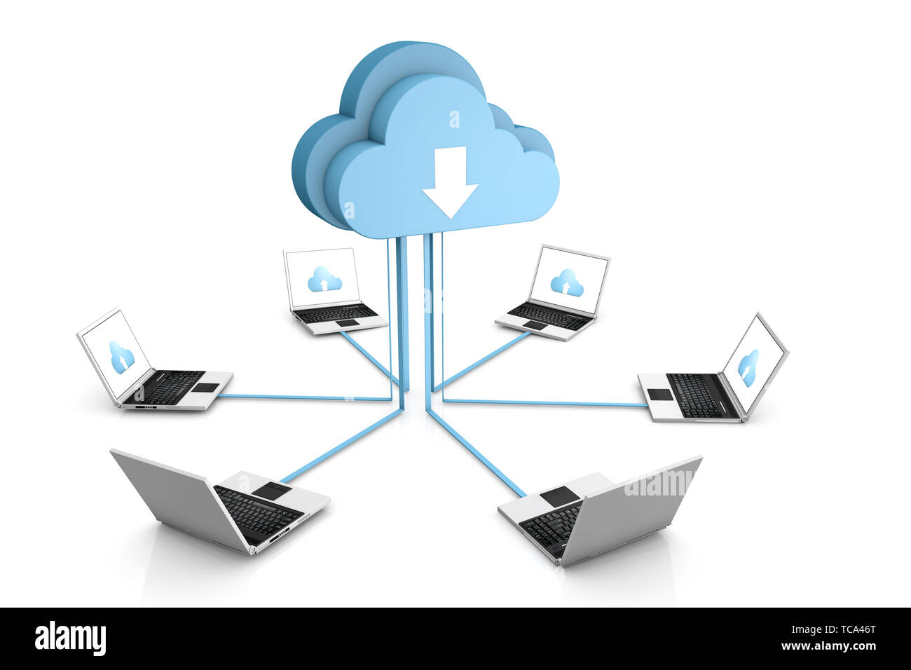 White cloud storage system hi-res stock photography and images - Alamy