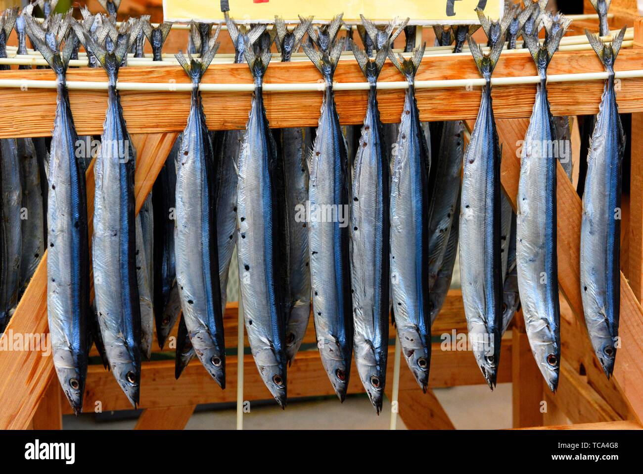 Dried fish japan hi-res stock photography and images - Alamy