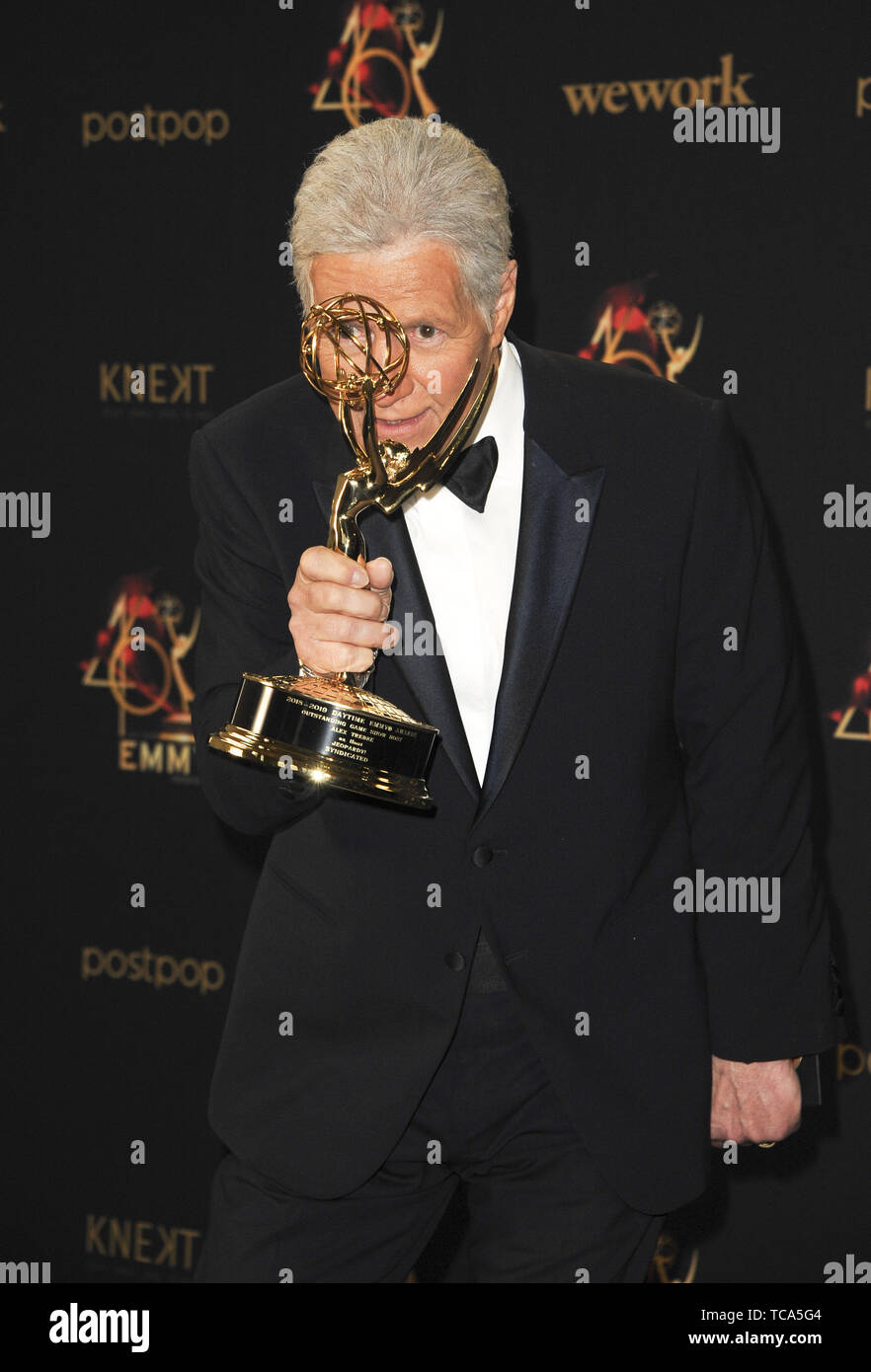 The 46th Annual Daytime Emmy Awards pressroom Featuring: Alex Trebeck ...