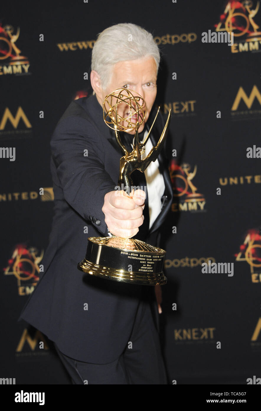 The 46th Annual Daytime Emmy Awards pressroom Featuring: Alex Trebeck ...