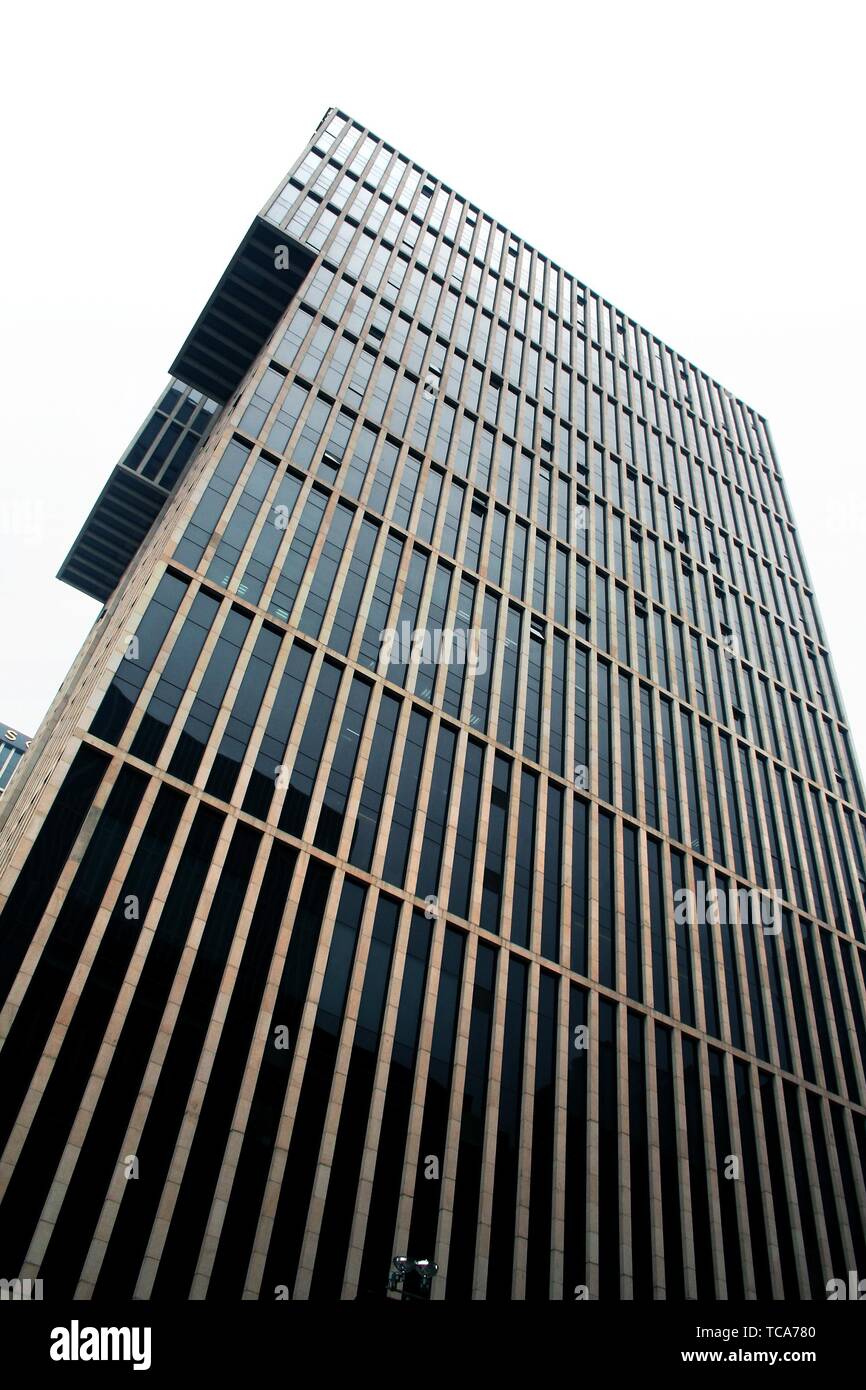 Business building with white background Stock Photo - Alamy