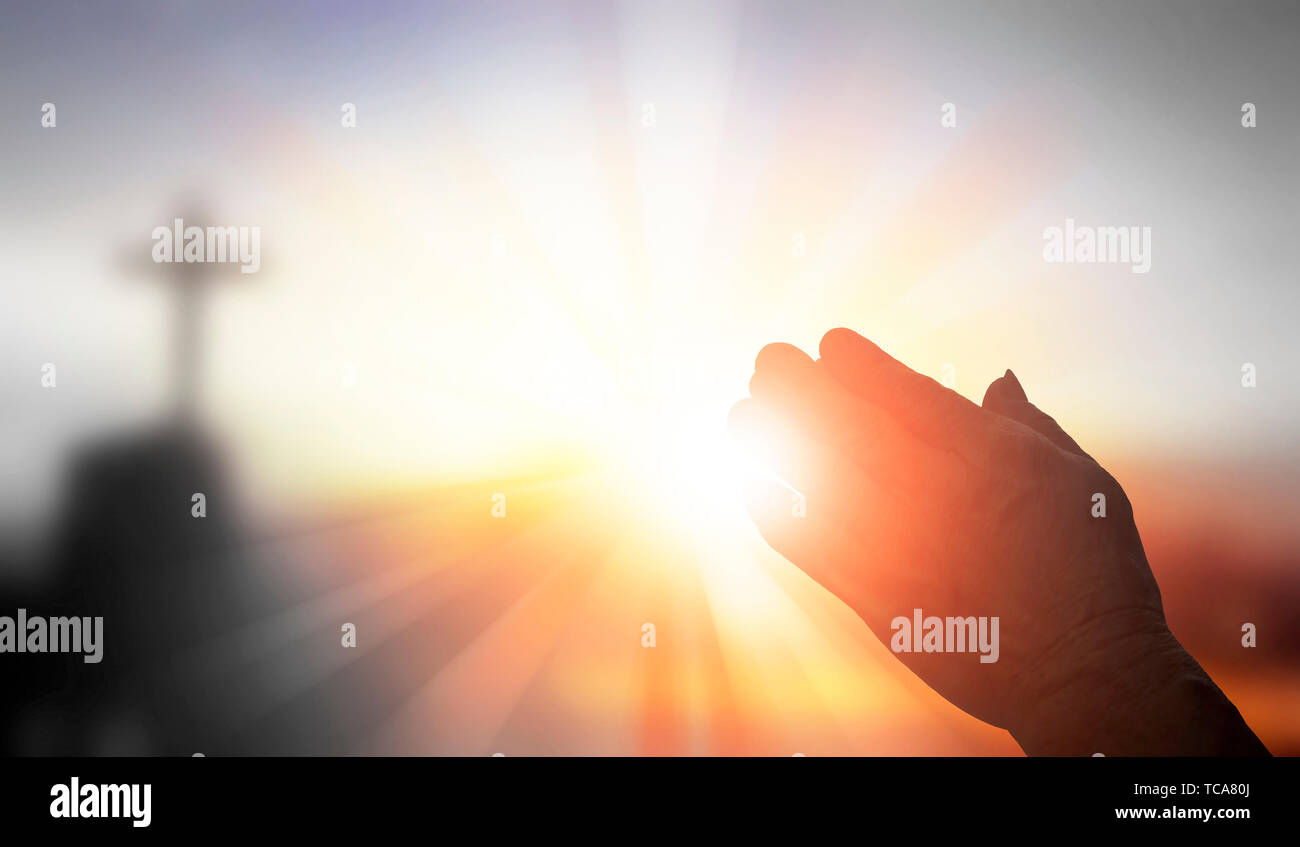 The hand of Christ Jesus Stock Photo - Alamy