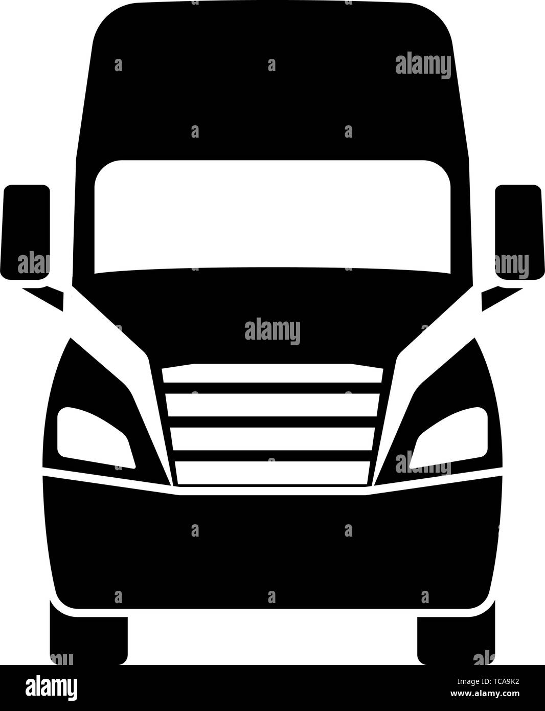Truck Vector Front