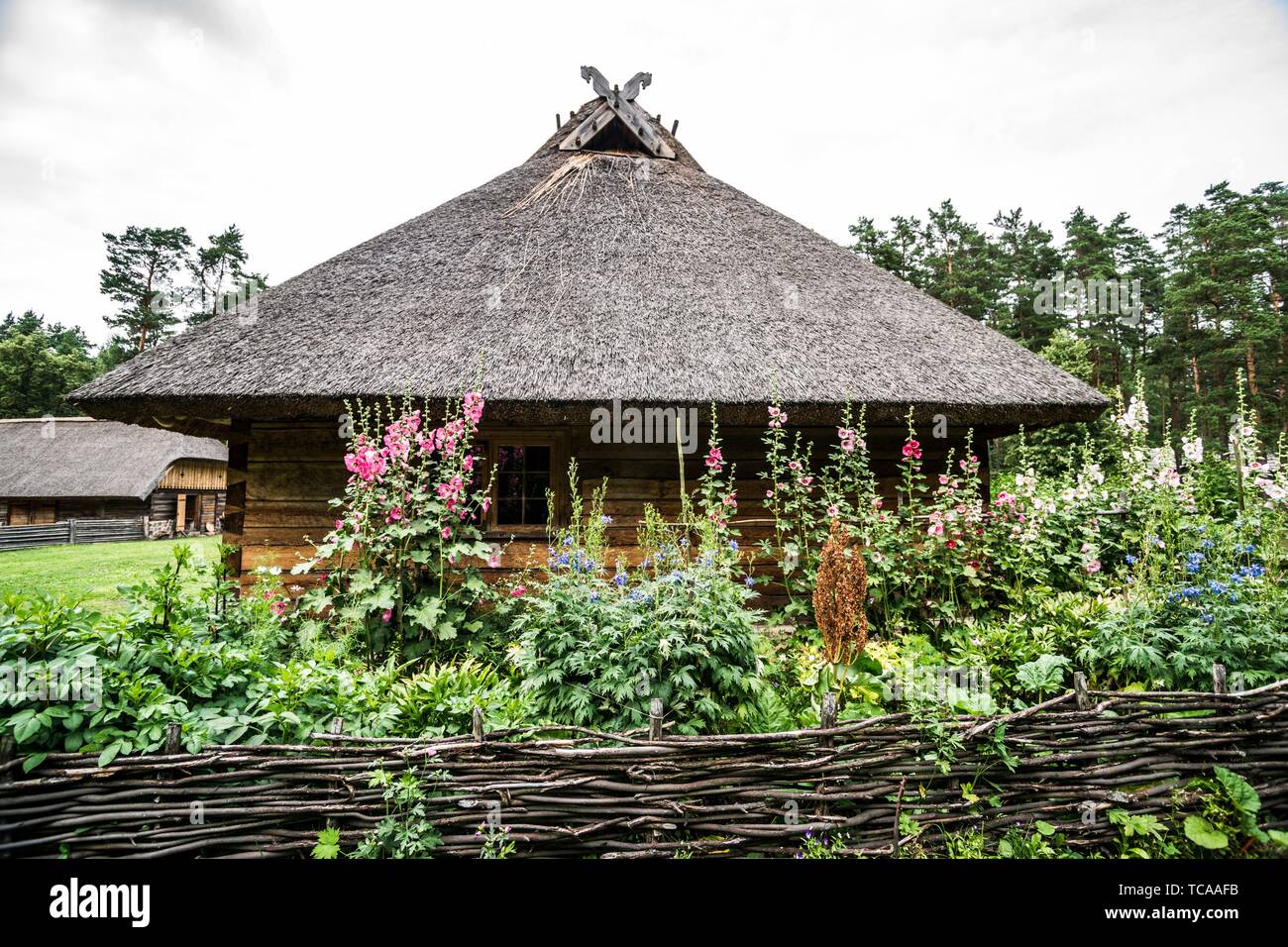 Traditional architecture of the provinces. Latvian Ethnographic Open ...
