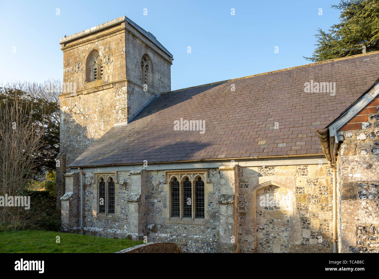Church of Saint Mary, Maddington, Shrewton, Wiltshire, England, UK ...