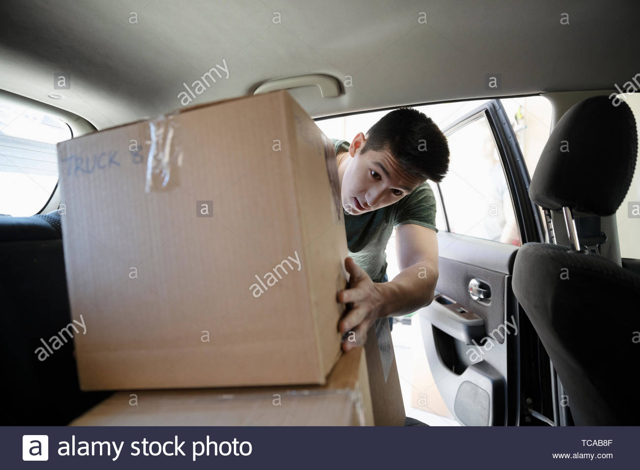 Front seat box hi-res stock photography and images - Alamy