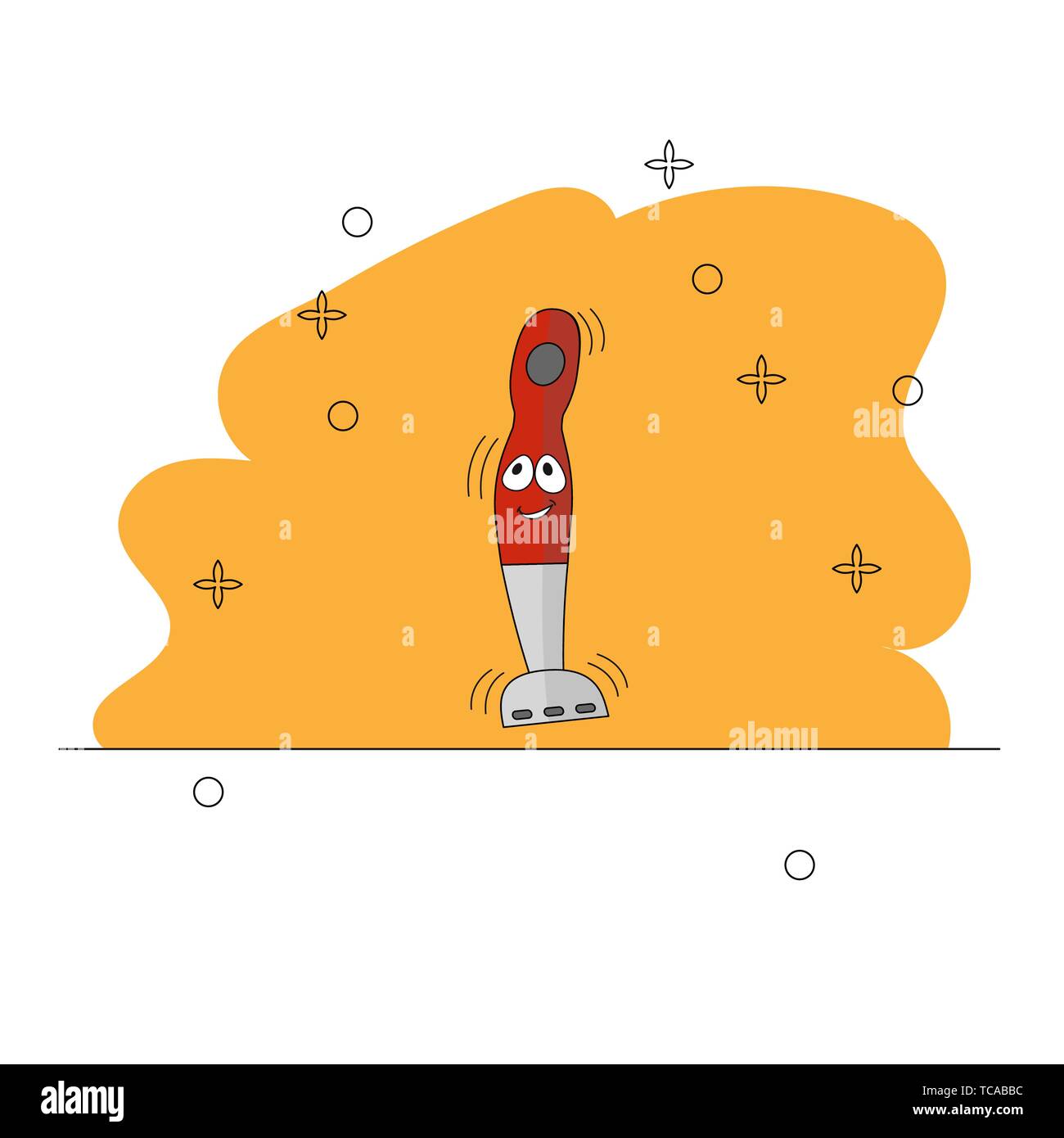 Yellow gray red plastic Stock Vector Images - Alamy