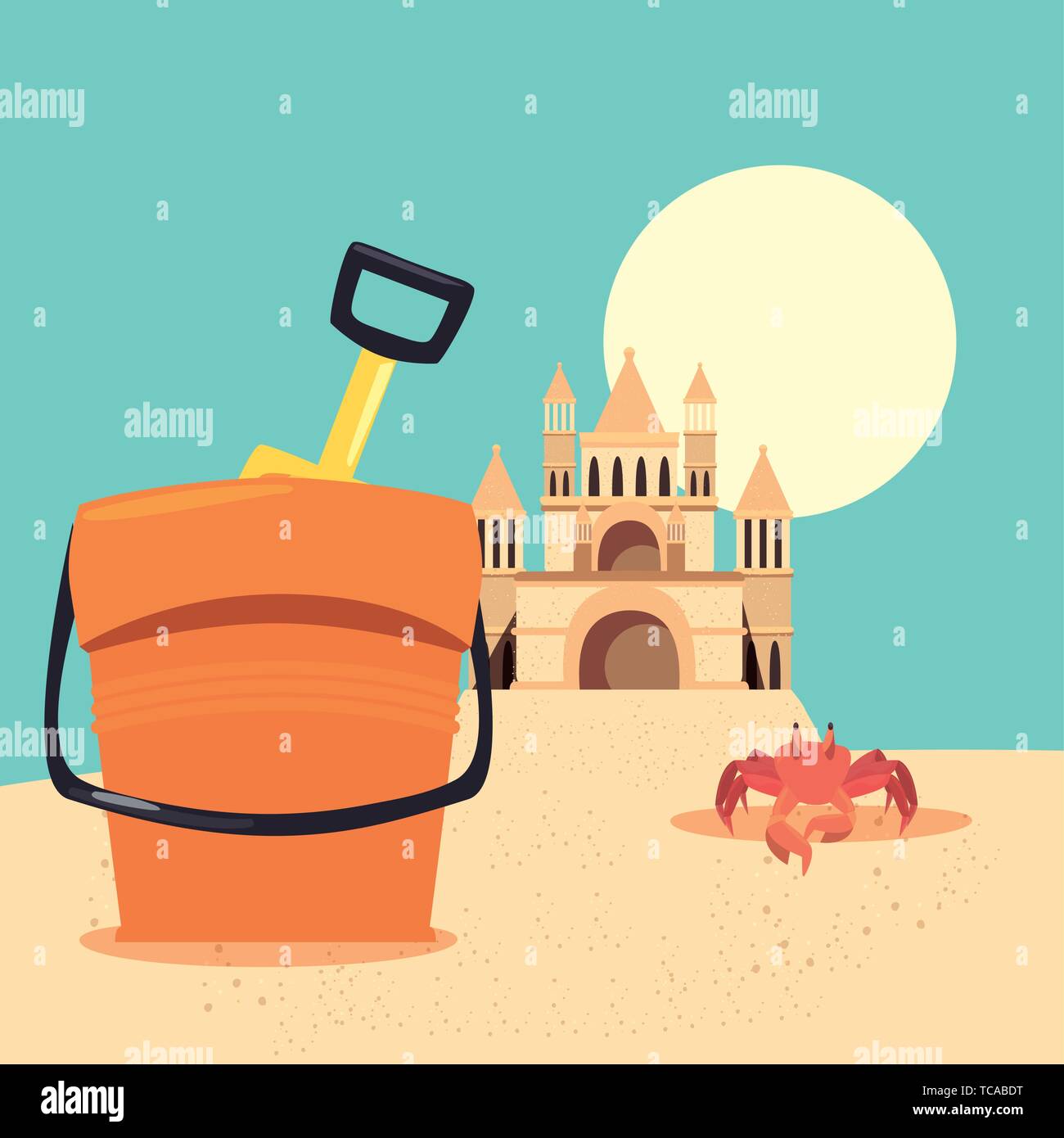 Seaside fortress Stock Vector Images - Alamy