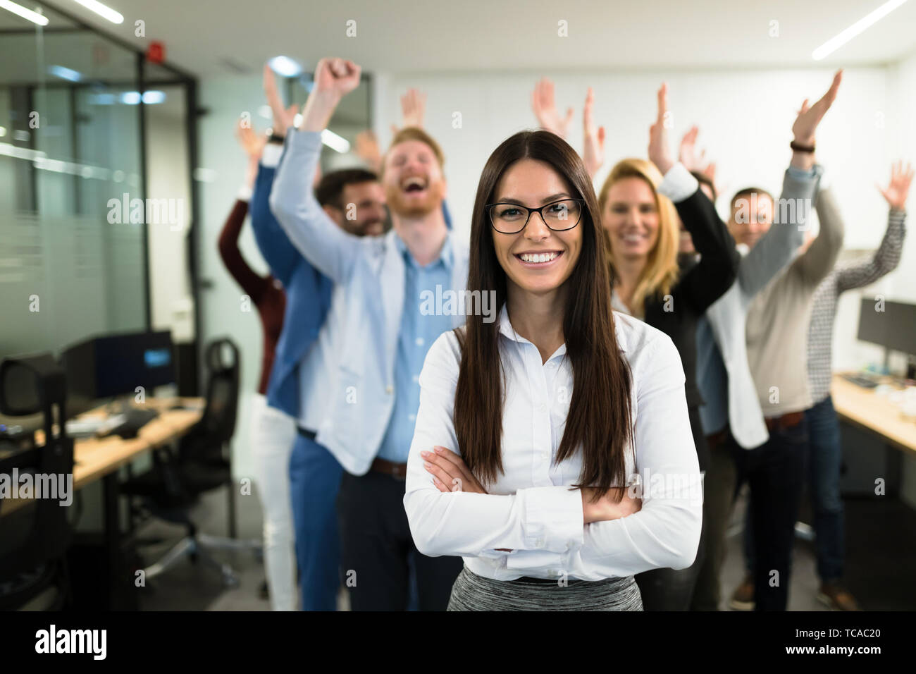 Employee team building hi-res stock photography and images - Alamy