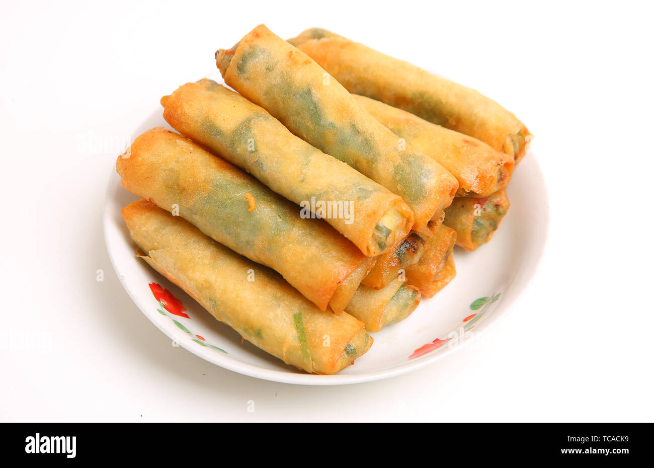 Traditional spring roll roll roll burrito snacks hi-res stock ...